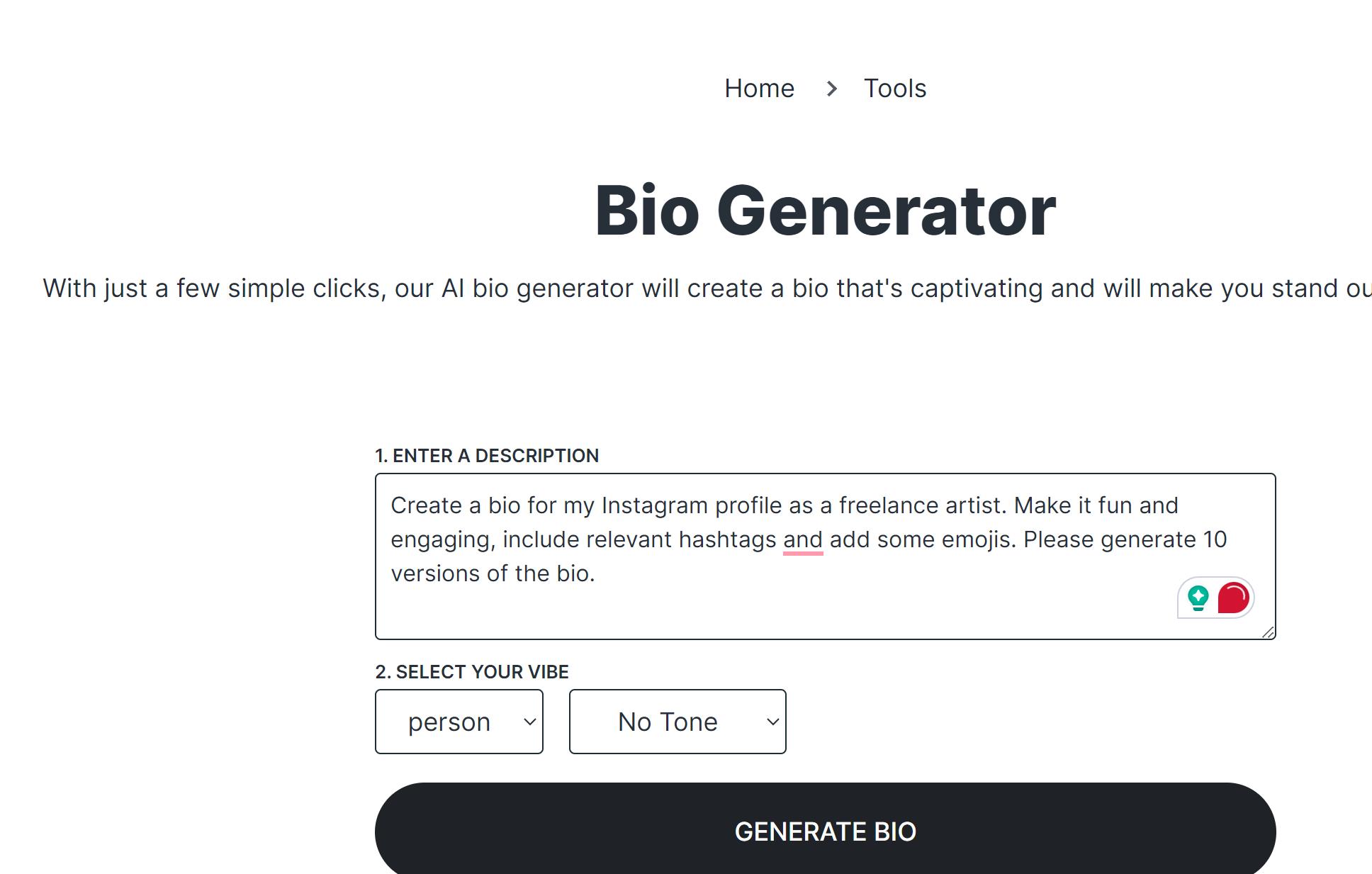 Best Free Bio Generator for Creative Bios - UPDF