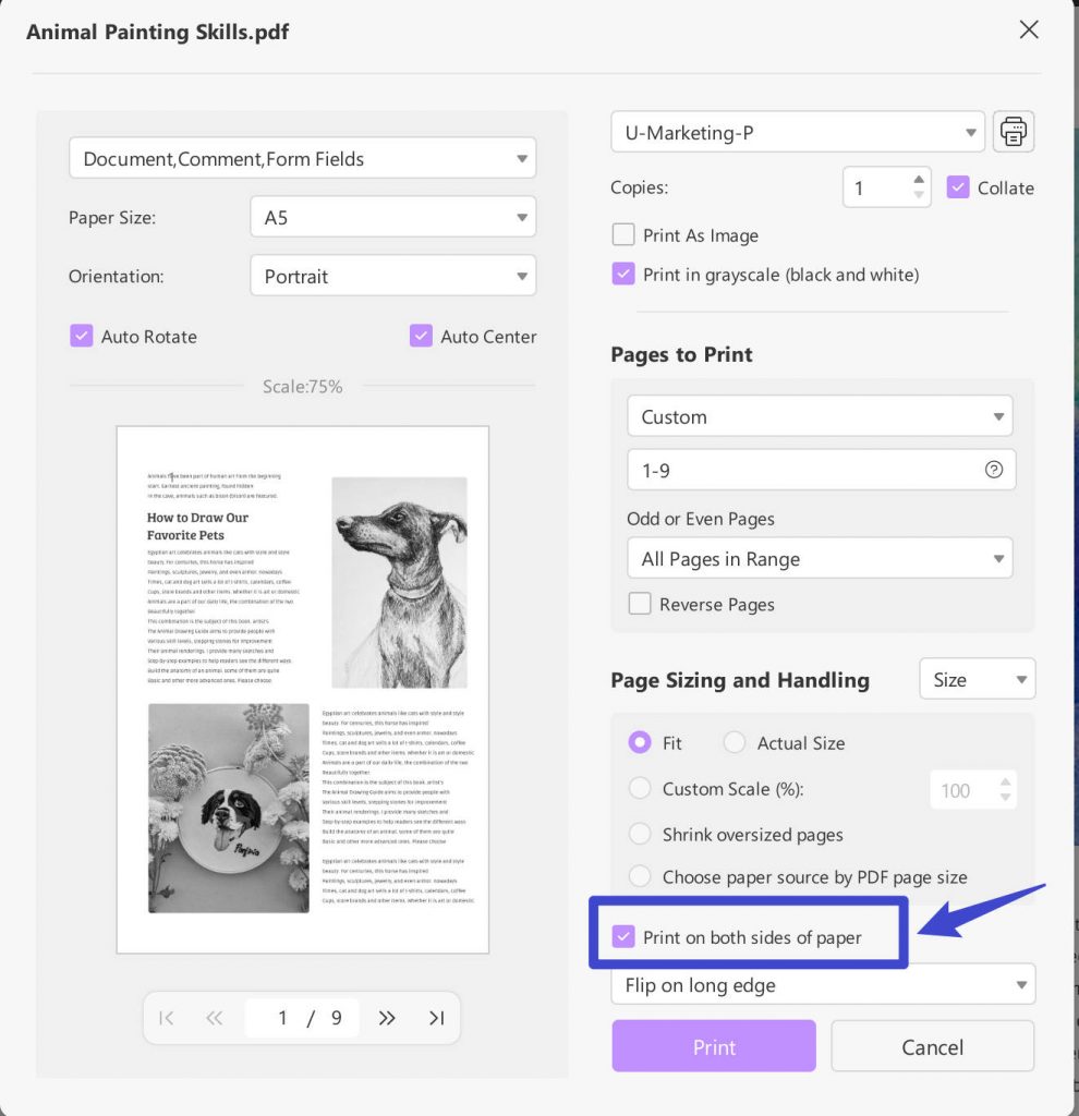 Flip on Short Edge VS Long Edge: Key Differences|UPDF