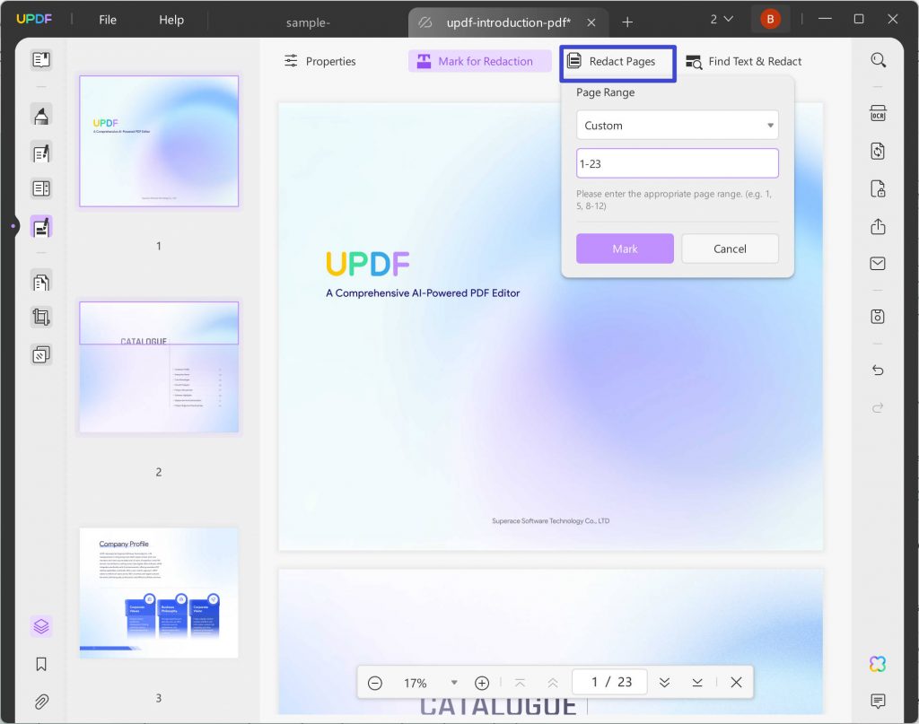 Password-Protect or Redact PDF with UPDF Windows| User Guide