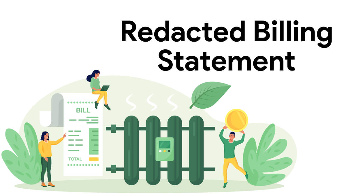 How to Create a Redacted Billing Statement: Protect Confidential ...