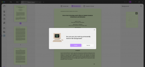 The Best Way to Remove Background from PDF - UPDF