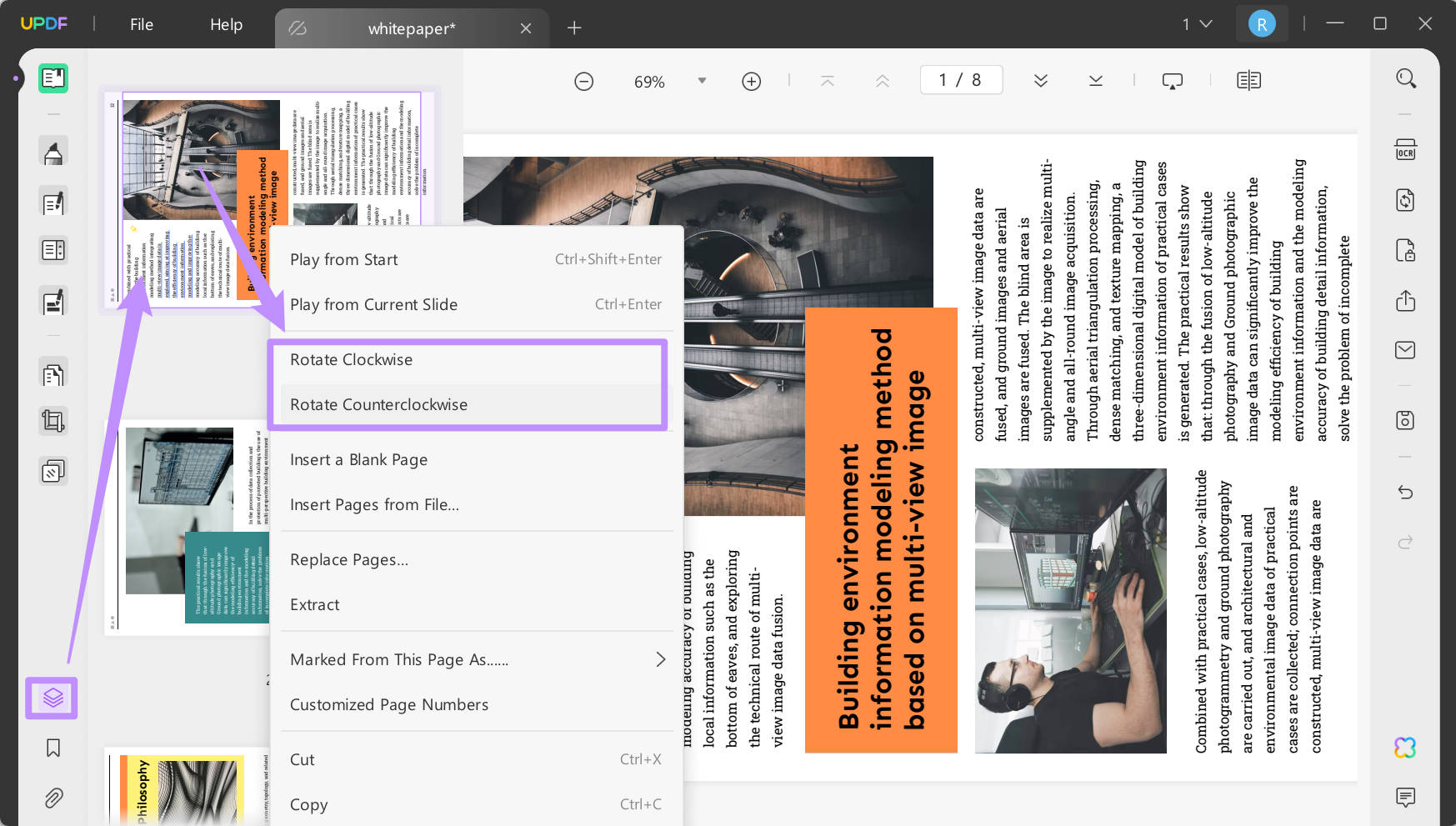 How to Convert PDF from Landscape to Portrait? (Free) | UPDF