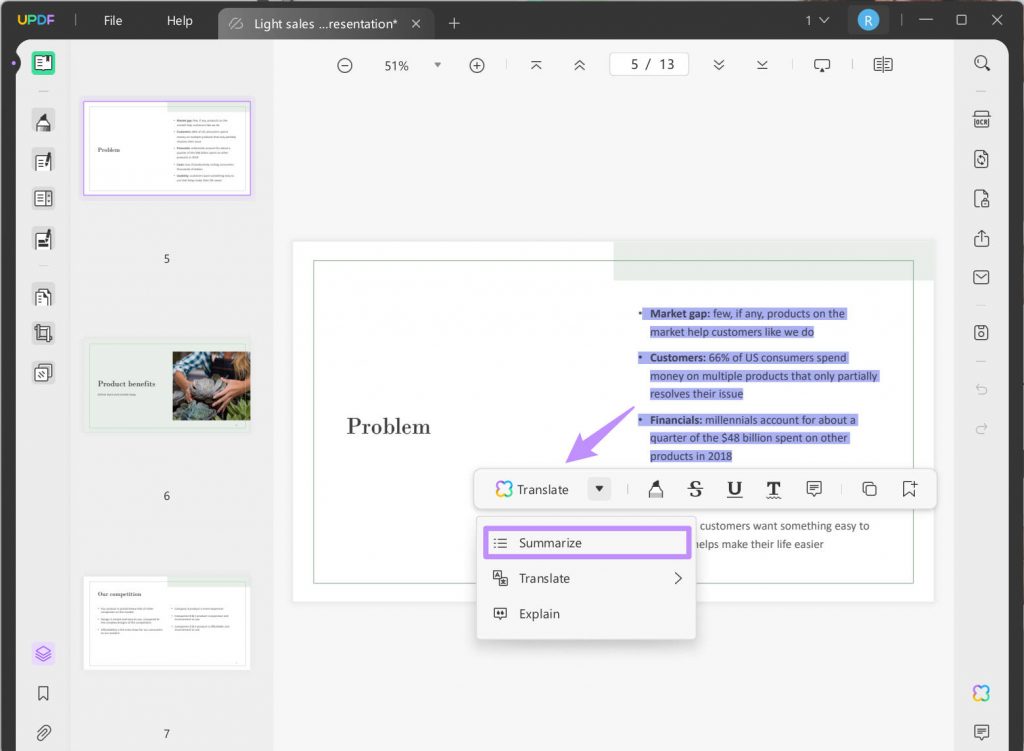 How to Summarize PowerPoint? (3 Ways)| UPDF