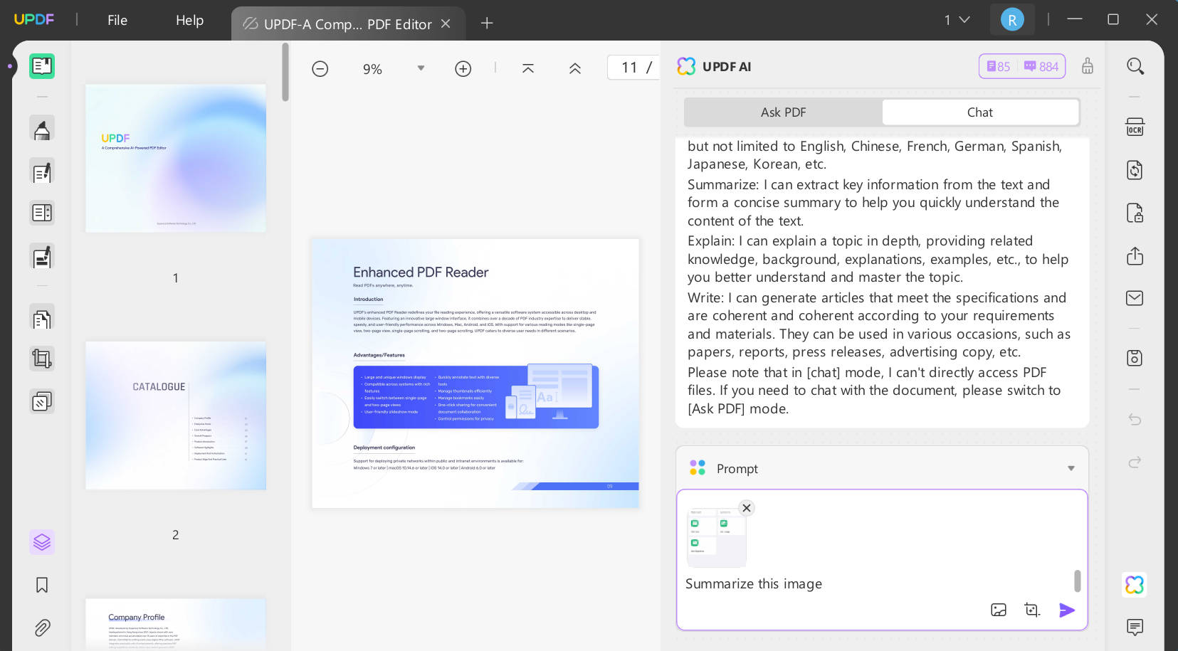 How to Summarize Image?| UPDF
