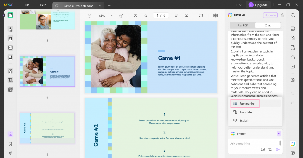 5 Best PowerPoint Summarizers (Comparison) | UPDF