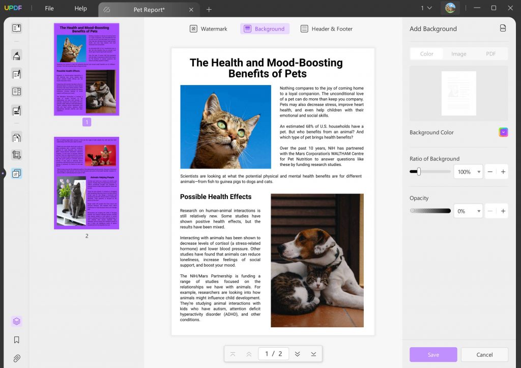 How to Make a PDF Transparent? (3 Easy Ways) | UPDF
