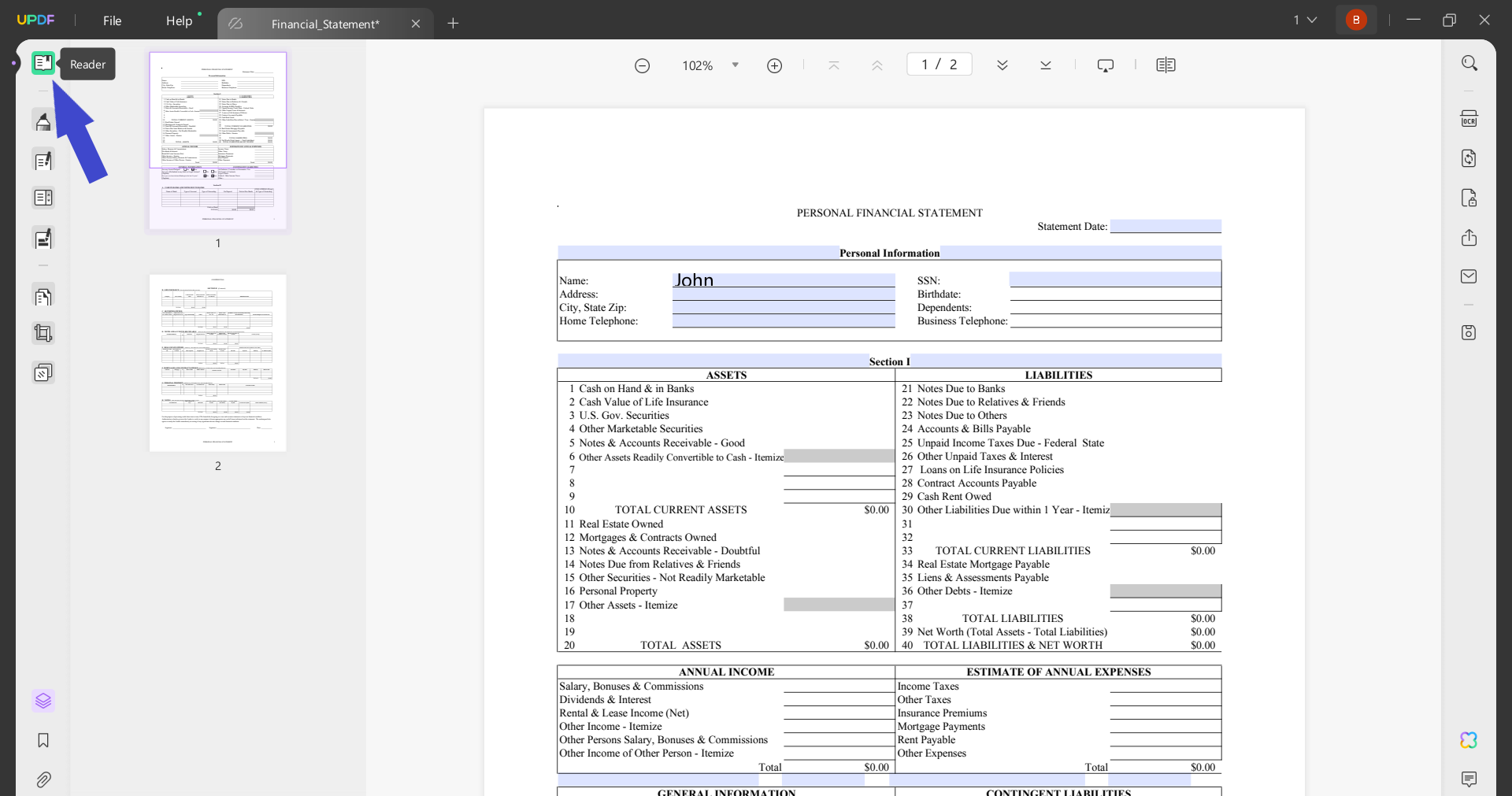 A Full Guide on Financial Statement Form - UPDF