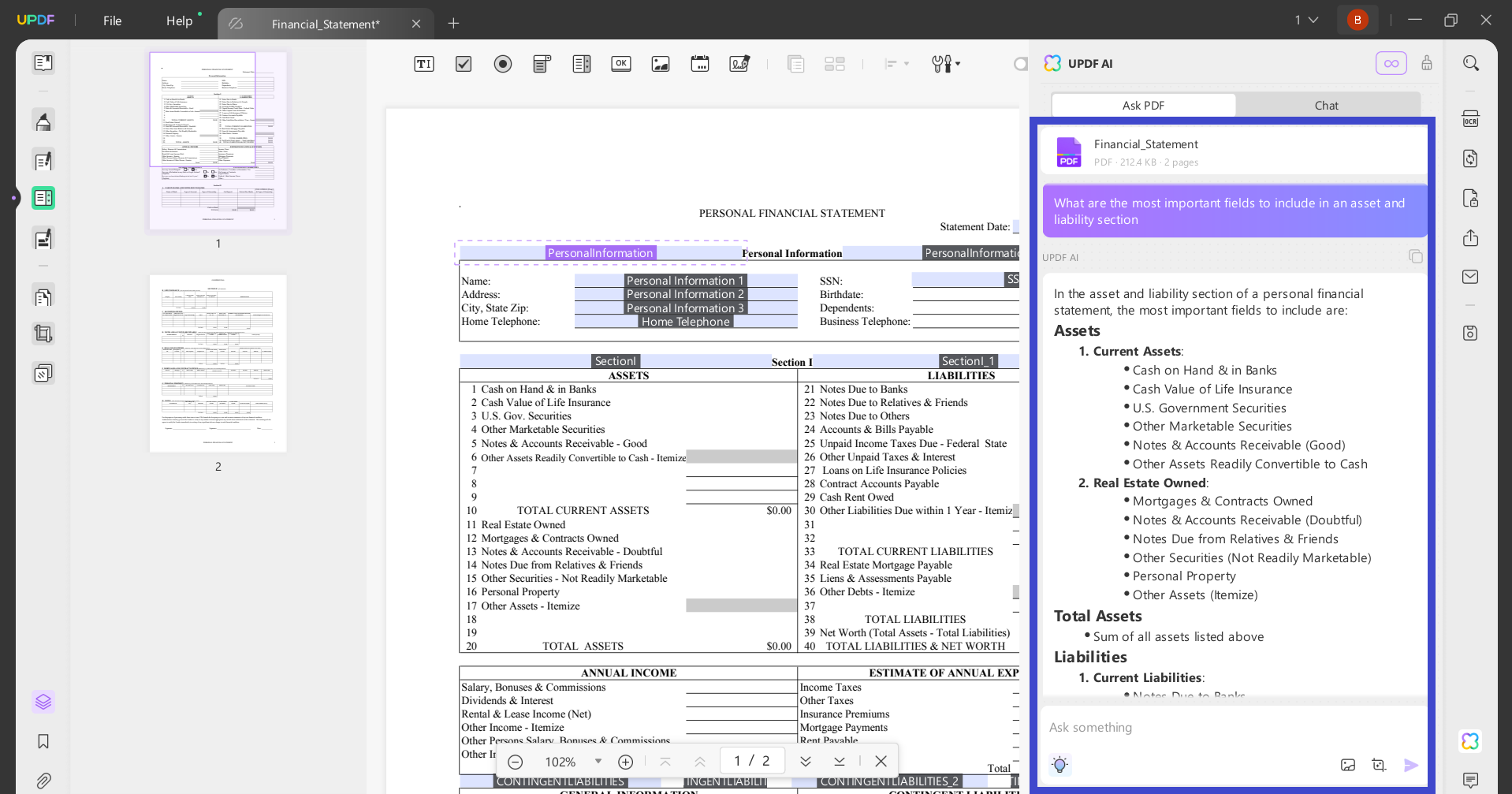 A Full Guide on Financial Statement Form - UPDF