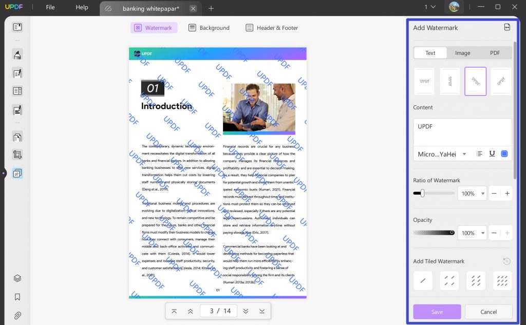 Add Watermarks to PDF Without Adobe Acrobat Pro | UPDF