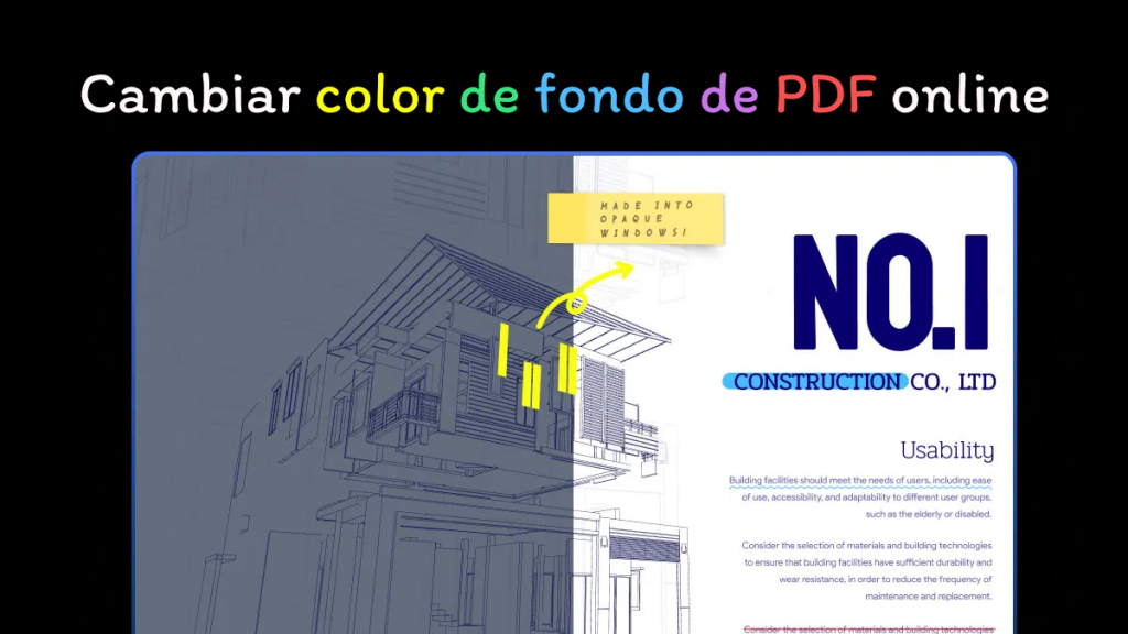Transforma tus PDFs: Cambiar color de fondo PDF online | UPDF