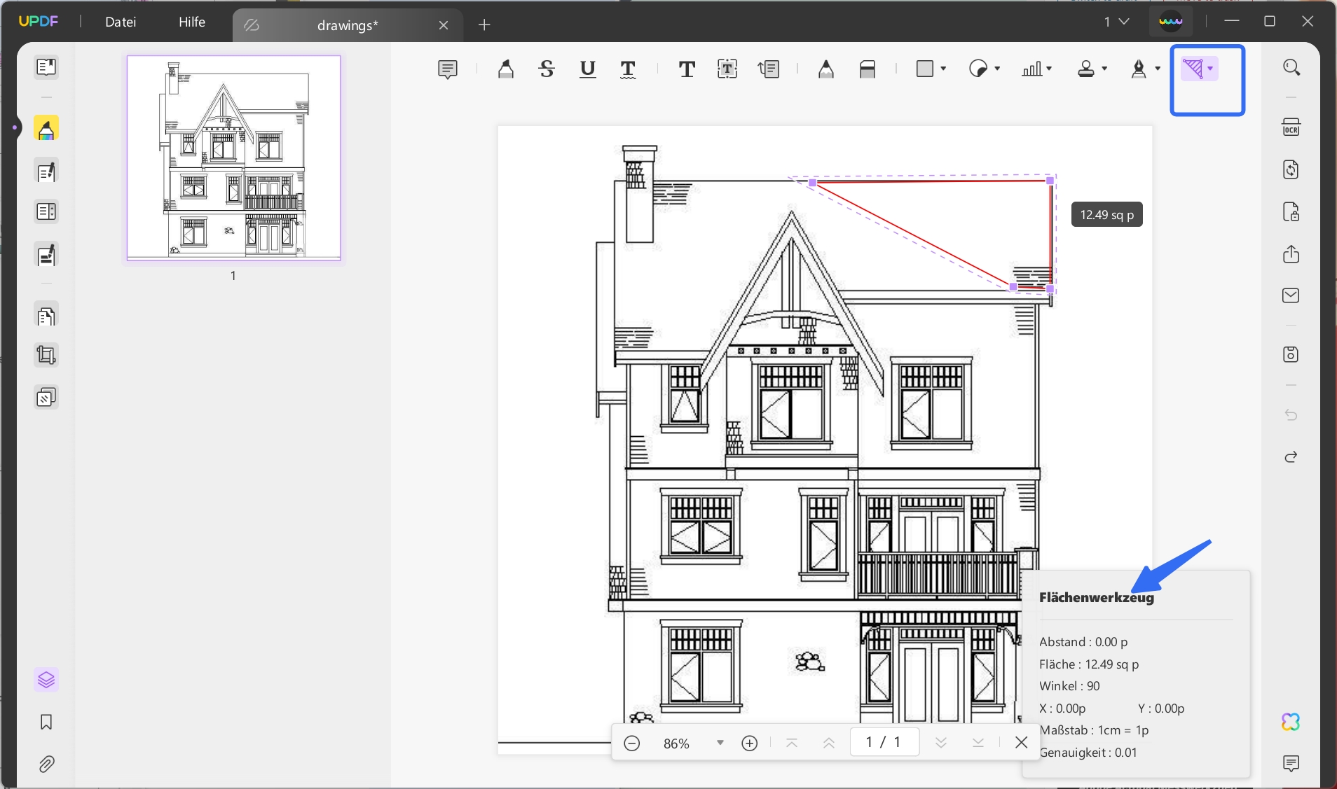 Wie verwende ich das Adobe Acrobat Messwerkzeug? | UPDF
