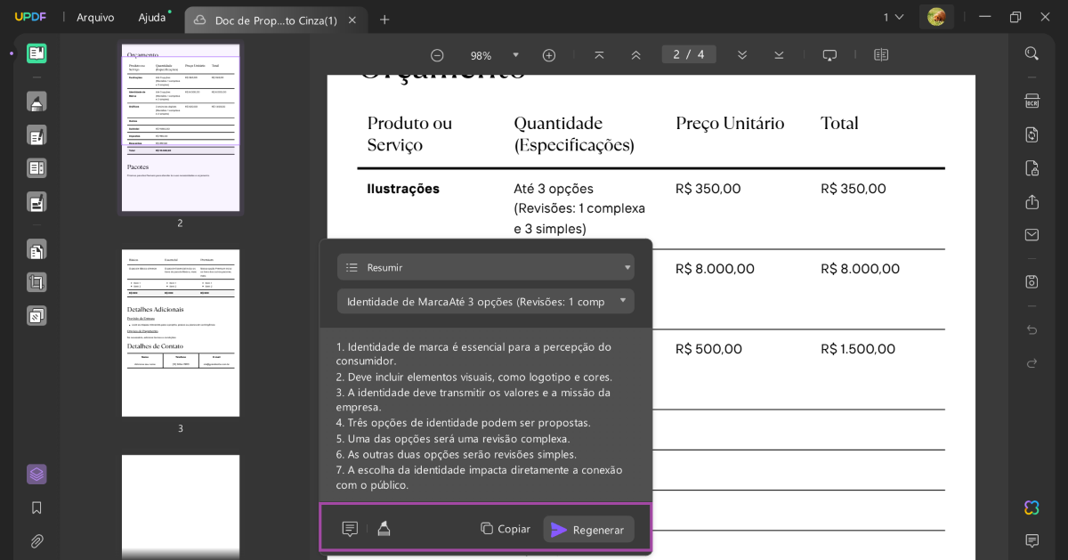 Como Resumir PDF - Métodos Fáceis e Eficazes | UPDF