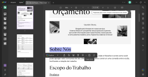 Como Copiar Texto de uma Página da Web Protegida? UPDF