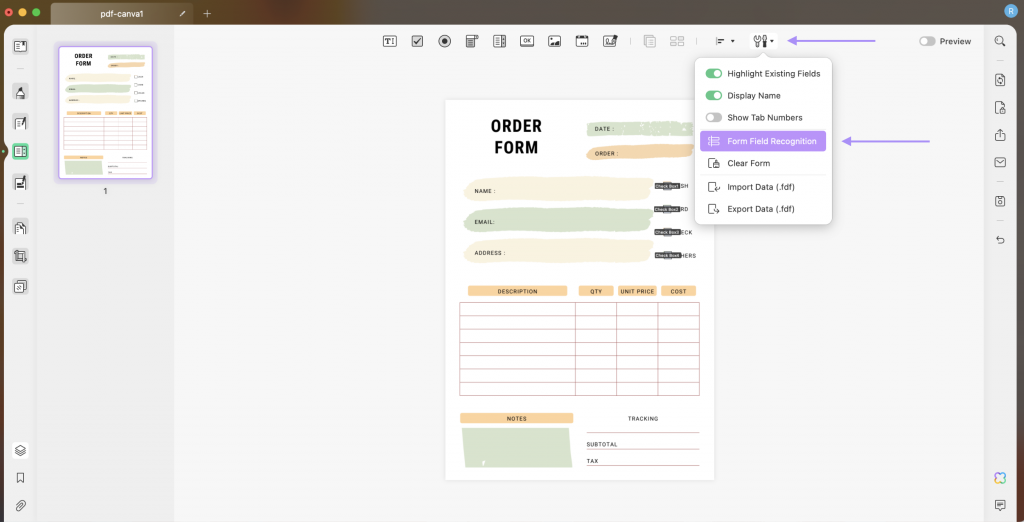 How to Make a Fillable PDF Form in Canva? Easy Guide | UPDF