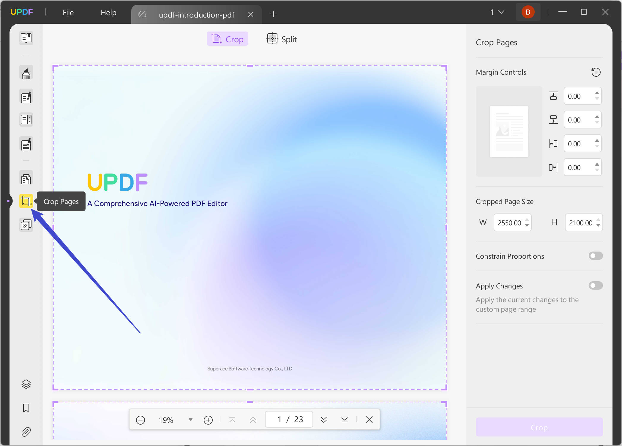 How to Crop Pages to PDF on Windows | User Guide