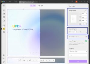 How to Crop Pages to PDF on Windows | User Guide