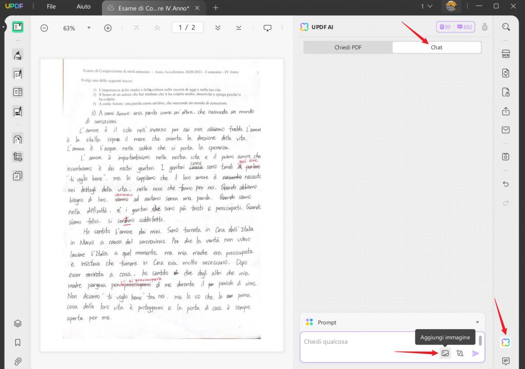 Estrarre testo da immagine online e offline | UPDF