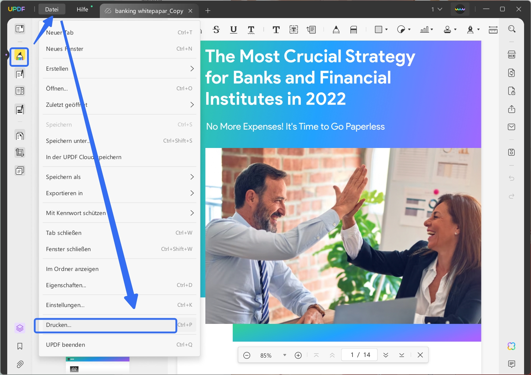 4 Wege, alle Seiten im PDF gleich groß zu machen | UPDF