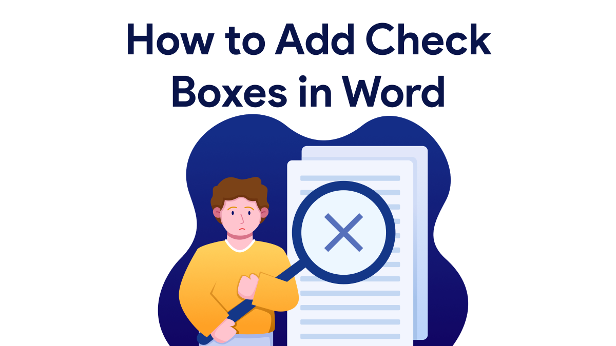 How to Add Check Boxes in Word - UPDF