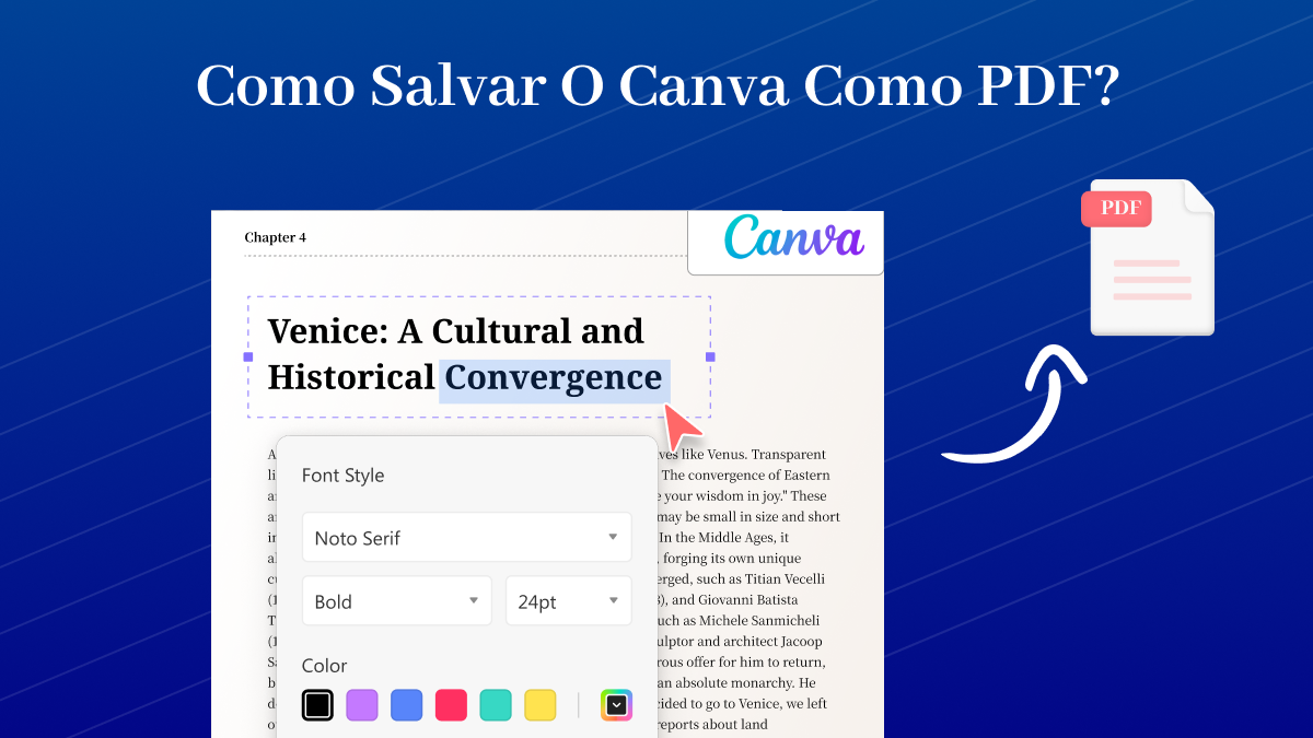 Como Salvar o Canva Como PDF? (Passo a Passo) | UPDF