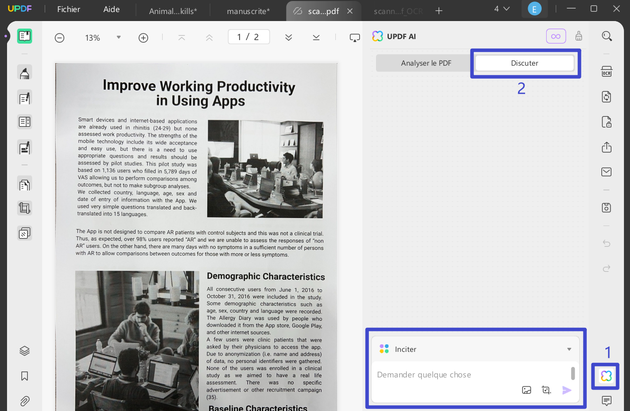 Comment traduire un PDF scanné (100% efficacement) | UPDF