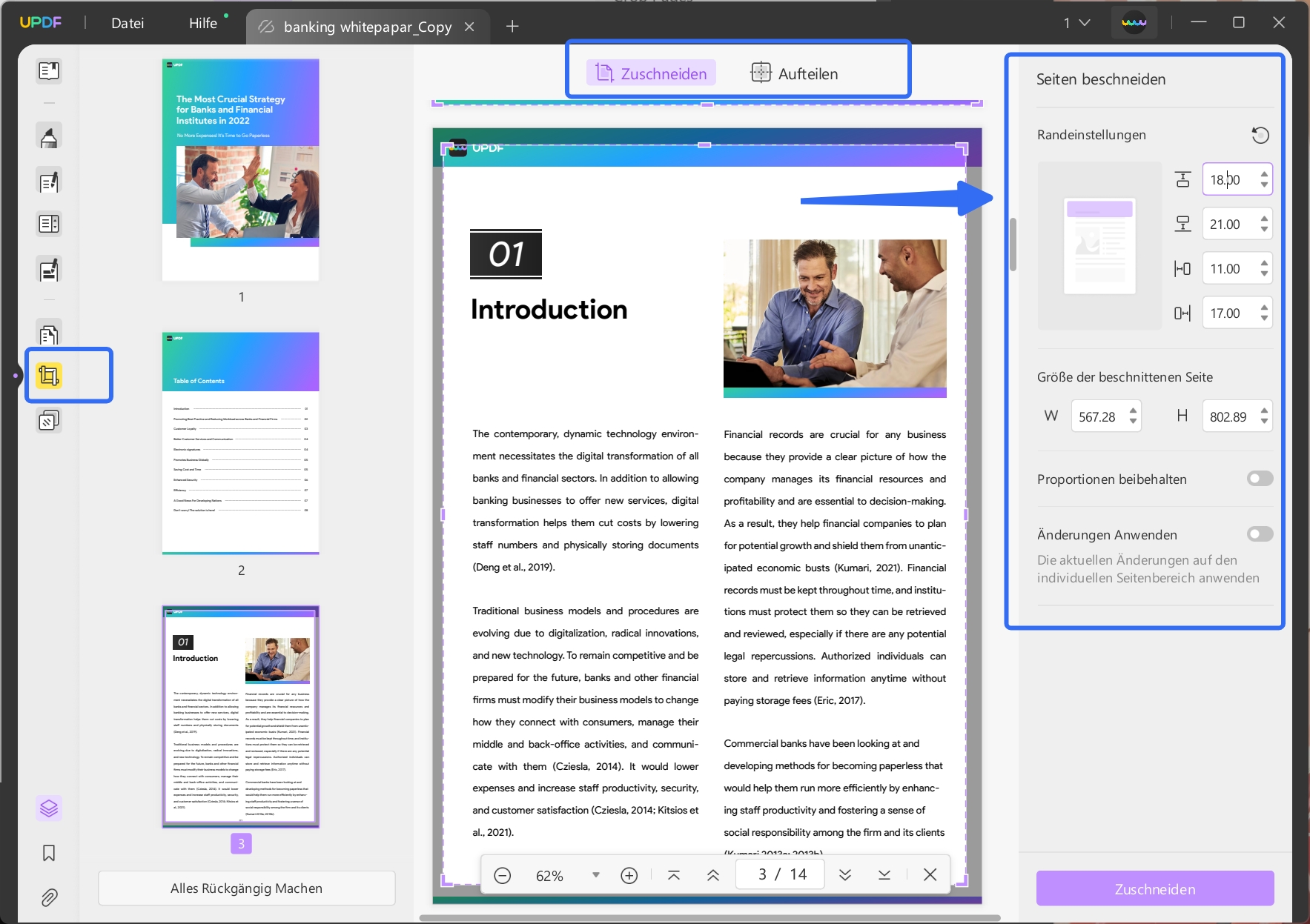 4 Wege, alle Seiten im PDF gleich groß zu machen | UPDF
