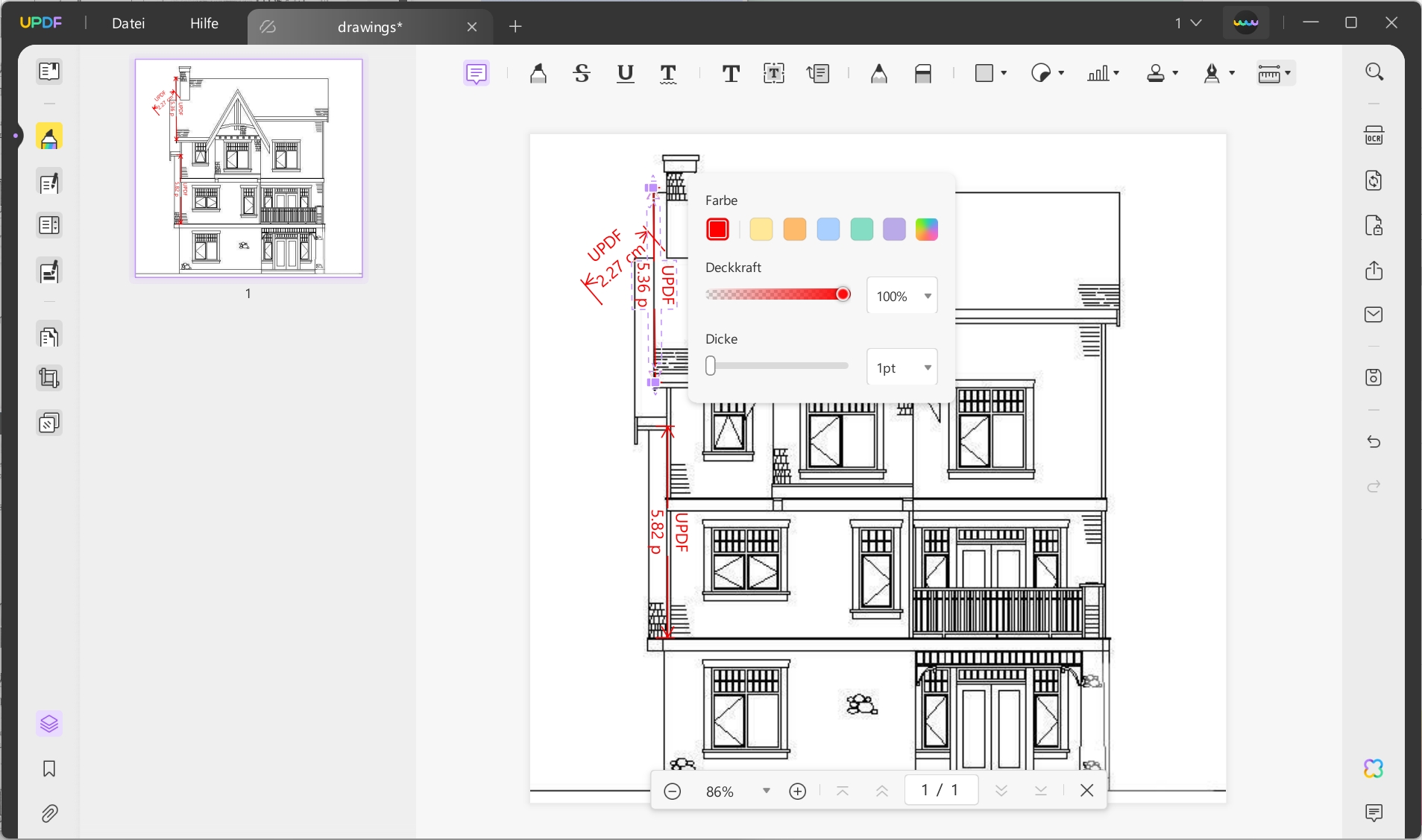 Wie messen Sie Distanz in PDF? In Sekundenschnelle | UPDF