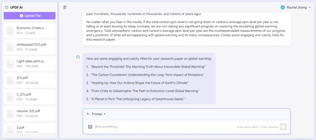 Top 5 AI Research Title Generators | UPDF