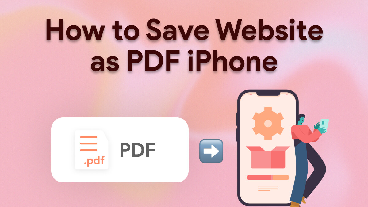 How To Save Website as PDF on iPhone - UPDF