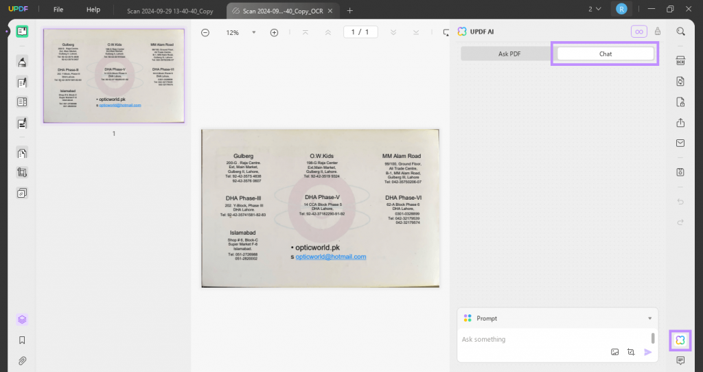 How to Scan Business Cards into Excel? (Step by Step) | UPDF