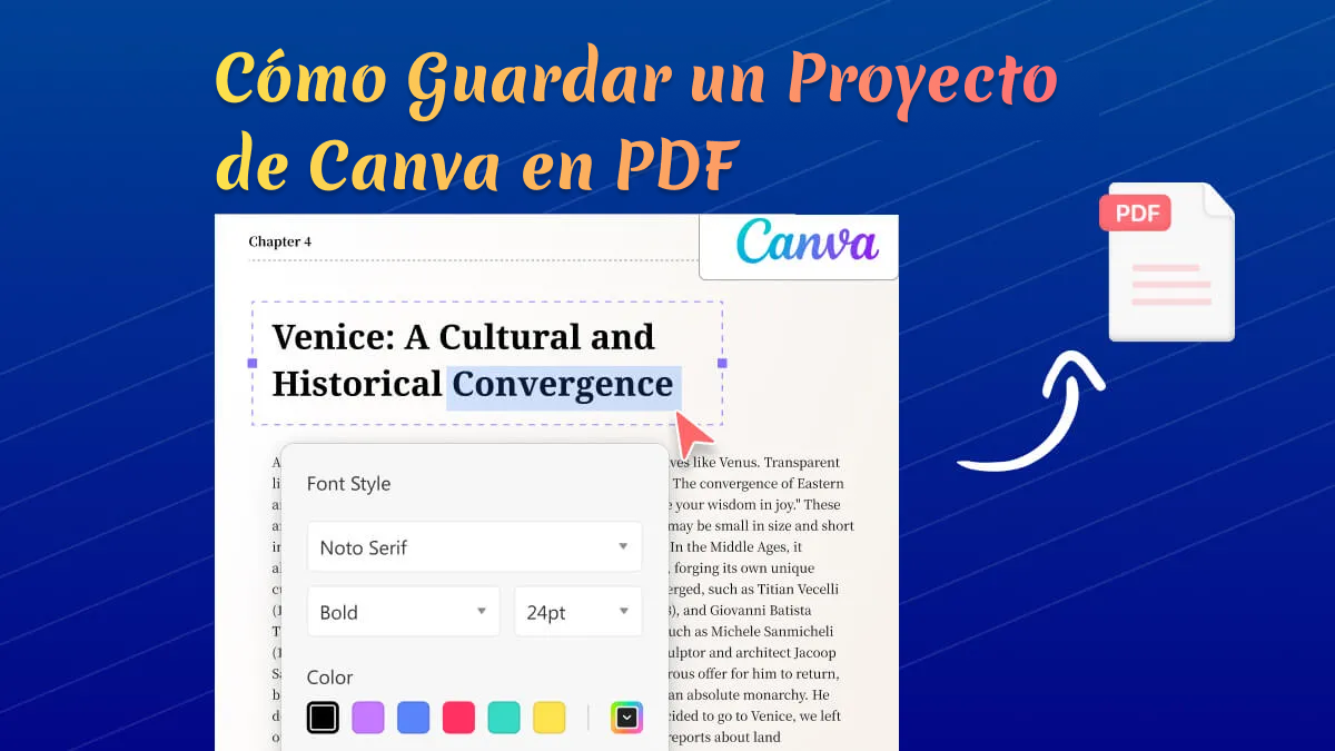 ¿Cómo Guardar un Proyecto de Canva en PDF? | UPDF