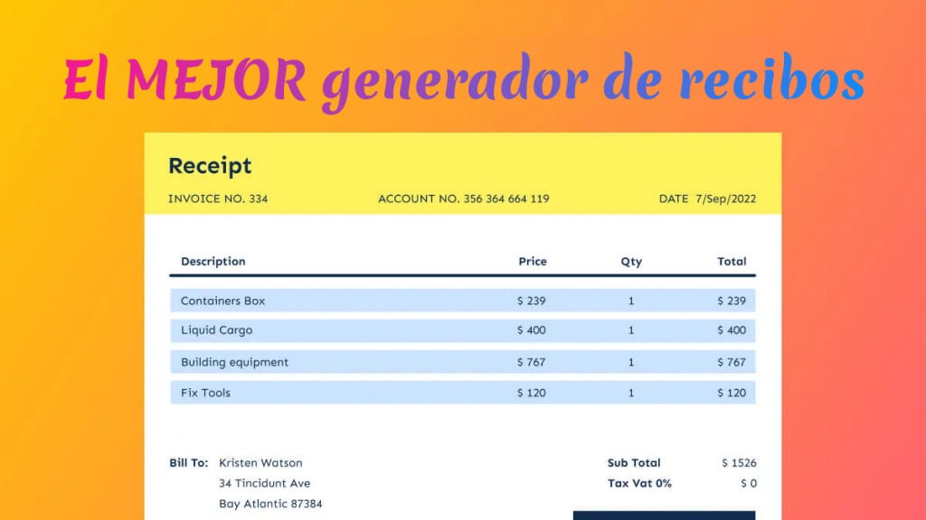 El mejor generador de recibos: en línea y fuera de línea | [Official] UPDF