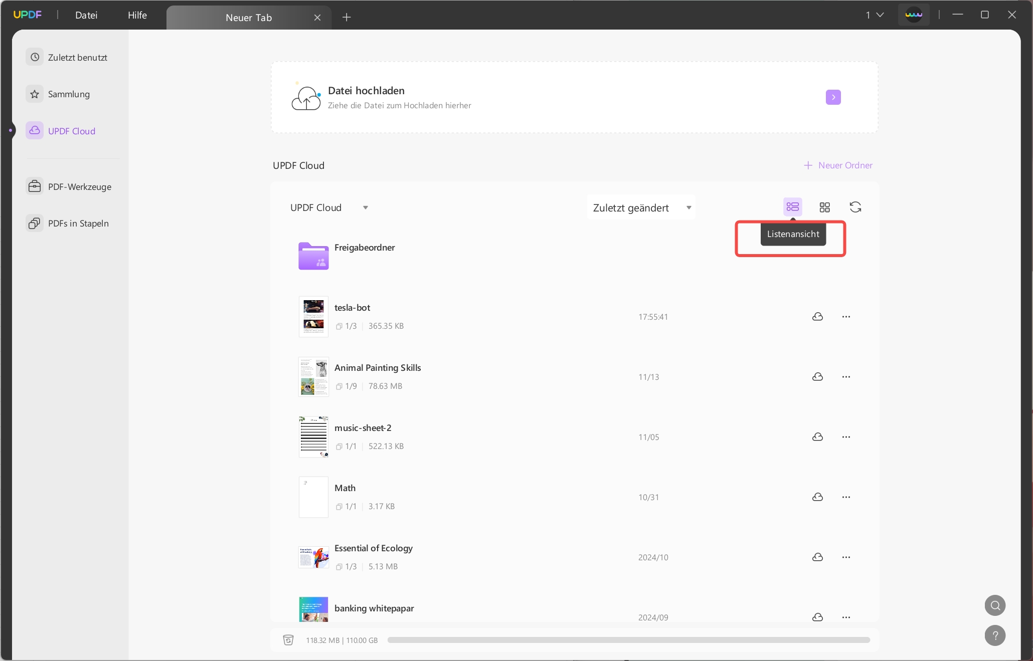 Wie kann ich den Adobe Acrobat Cloud-Speicher deaktivieren?