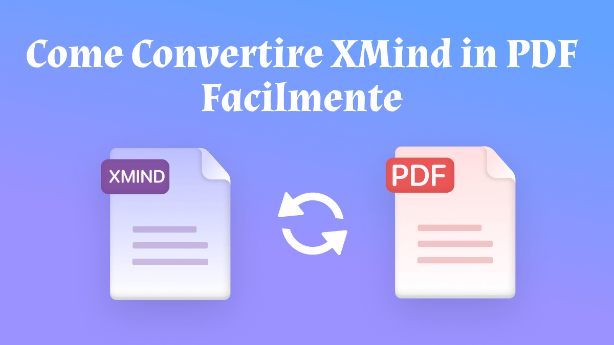 Come Convertire da Xmind a PDF Facilmente? | UPDF