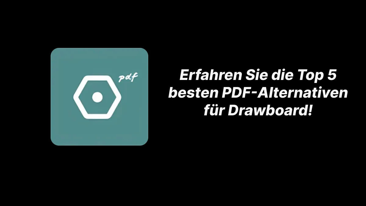 5 beste Drawboard PDF-Alternativen:Besser zu verwenden | UPDF