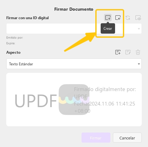 Firmar PDF con UPDF en Window | Guía del usuario