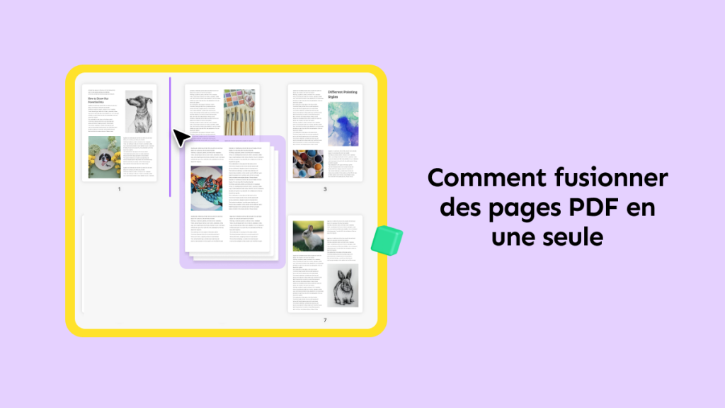 Comment fusionner deux pages PDF en une seule ? | UPDF