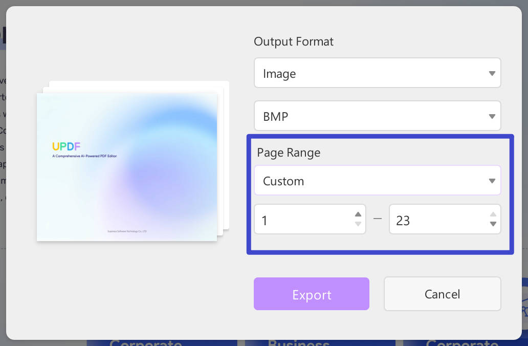 Convert PDF to BMP Easily & Quickly on Mac & Windows - UPDF
