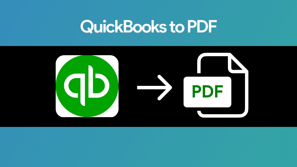 How to Export QuickBooks Documents to PDF - UPDF