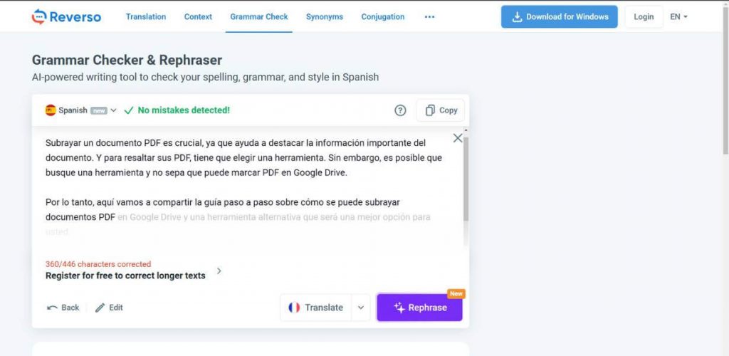 5 Mejores Correctores de Gramática en Español | UPDF