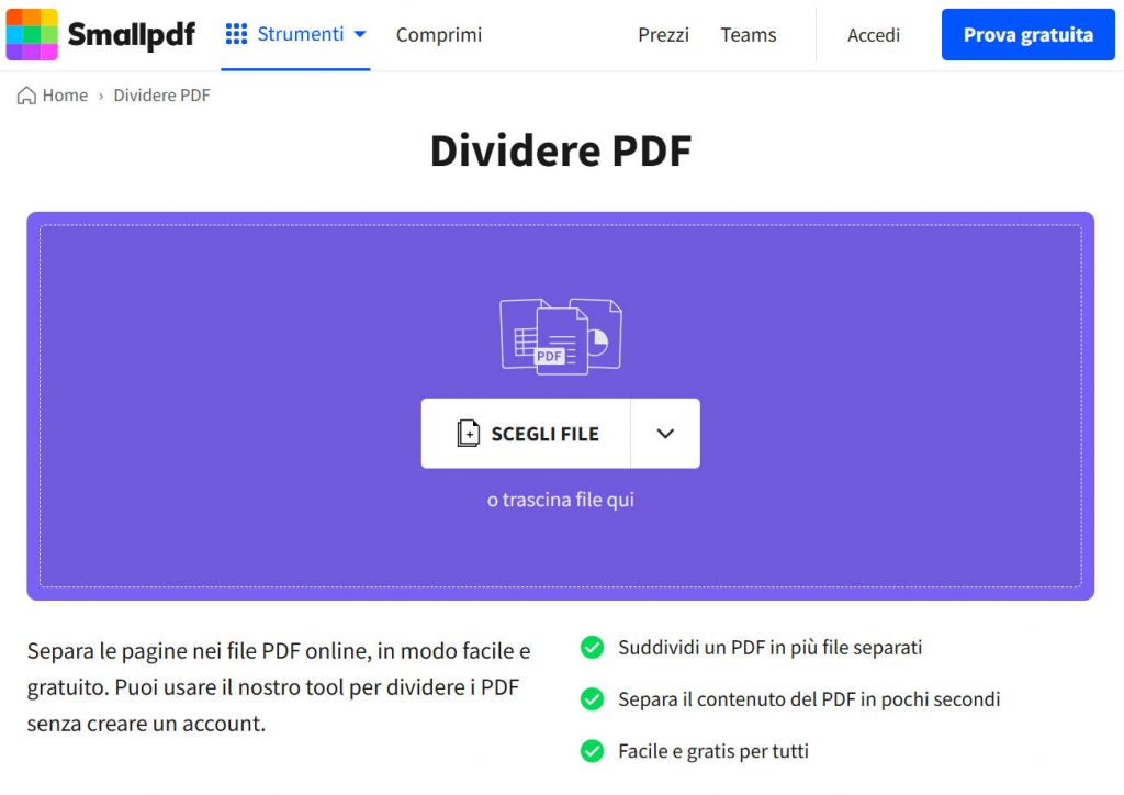 Top 10 programmi per dividere PDF nel 2025 | UPDF