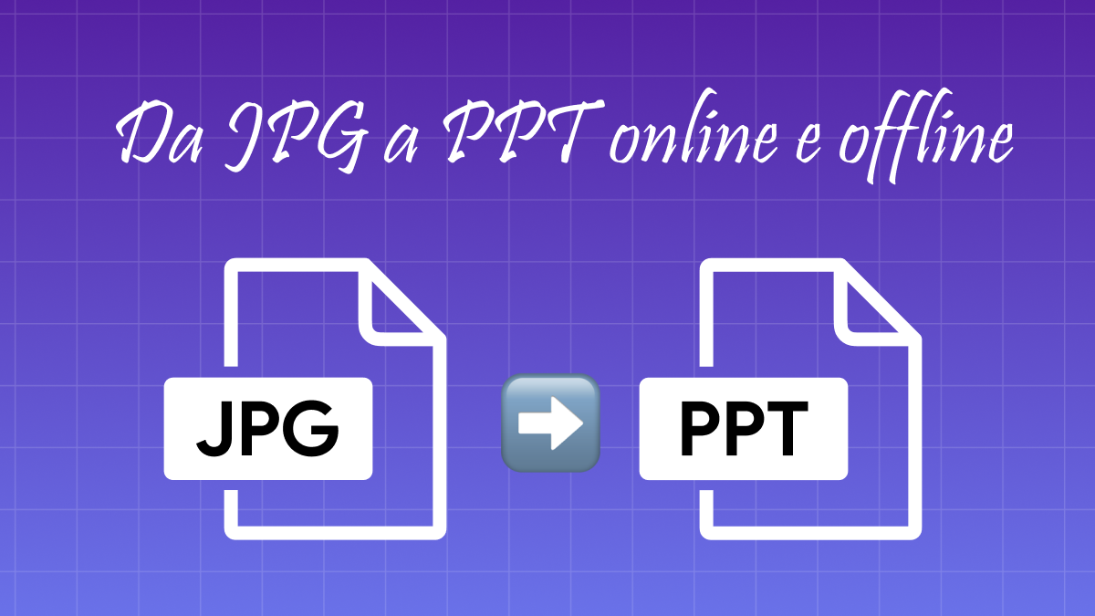 Come convertire JPG in PPT online e offline | UPDF