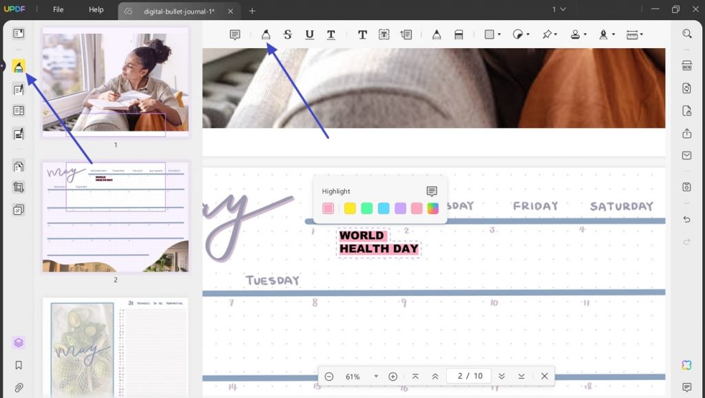 What Is Digital Bullet Journal and How to Make It? - UPDF