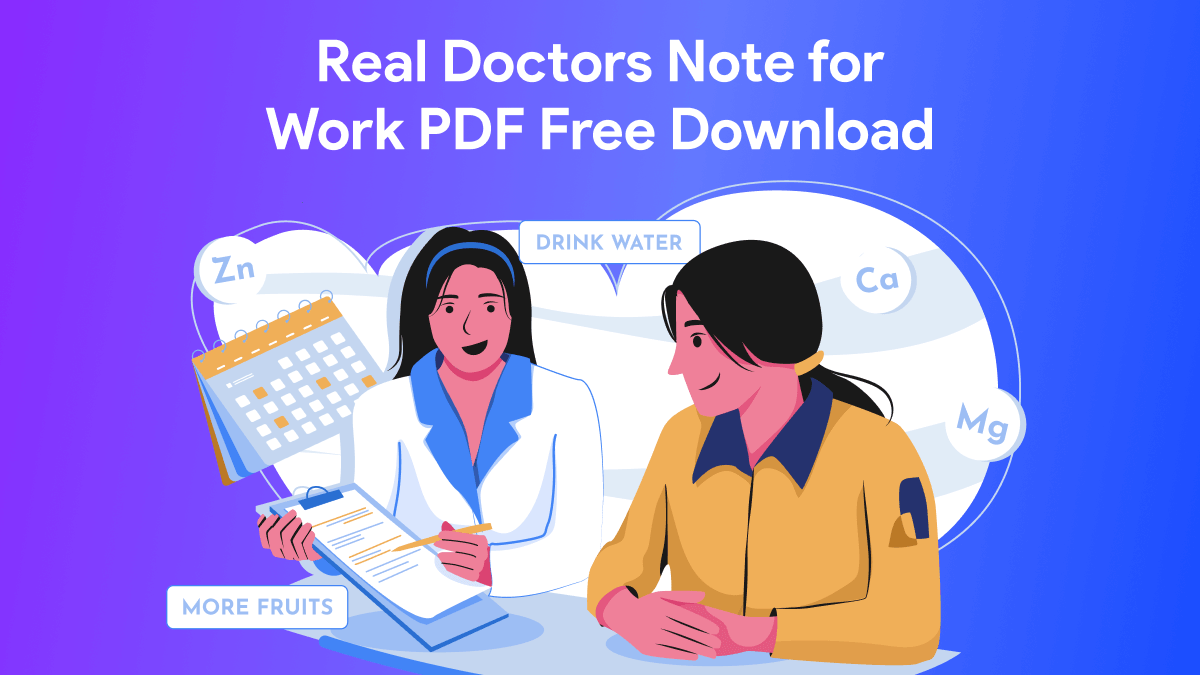 6 Doctors Note for Work (PDF Templates to Download) | UPDF