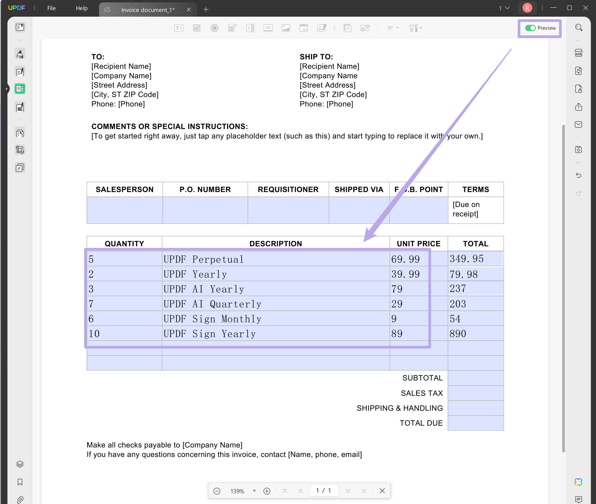How to Add Calculations in PDF? (Step by Step) | UPDF