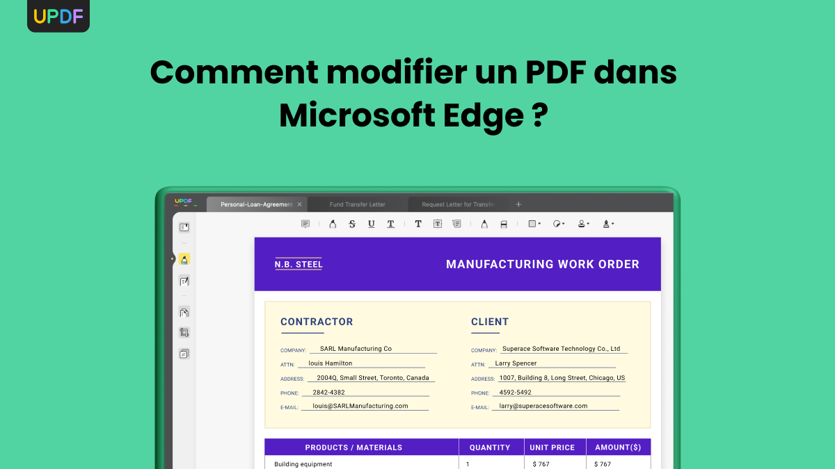 Comment modifier un PDF dans Microsoft Edge : guide détaillé | UPDF