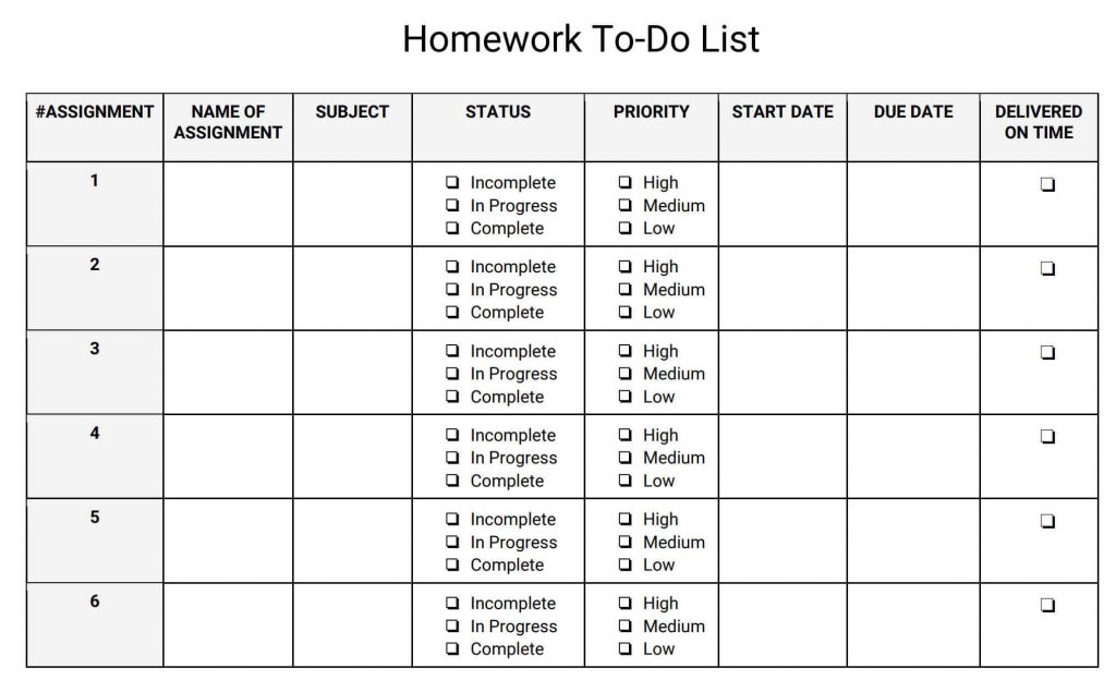 5 PDF Checklist Form Templates to Free Download | UPDF