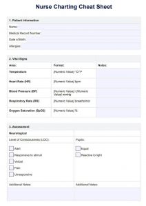 10 Free Nursing Notes Examples in PDF to Download | UPDF