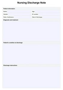 10 Free Nursing Notes Examples in PDF to Download | UPDF