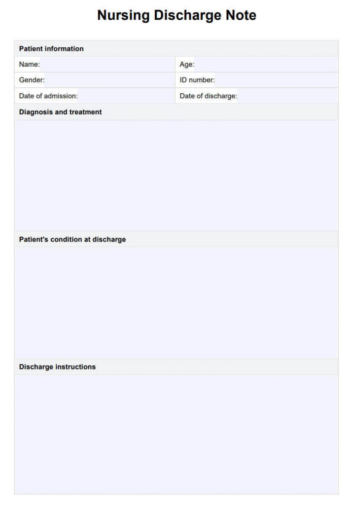 10 Free Nursing Notes Examples in PDF to Download | UPDF